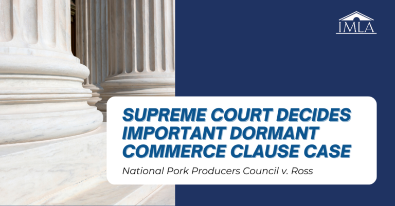 Supreme Court Decides Important Dormant Commerce Clause Case