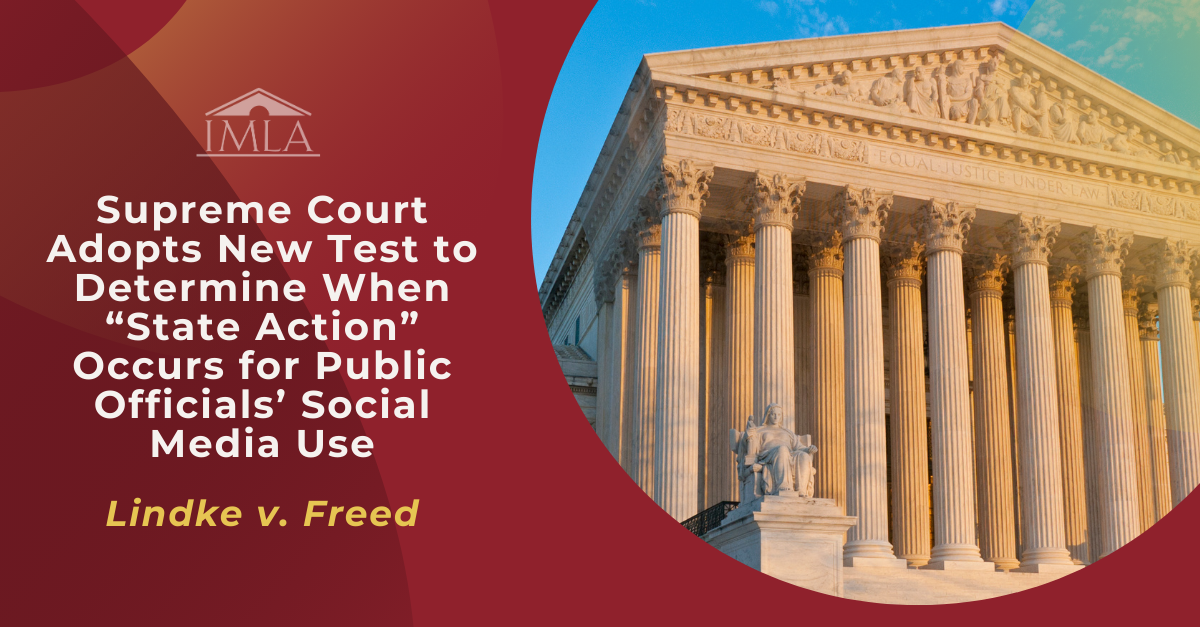 Supreme Court Adopts New Test to Determine When “State Action” Occurs ...